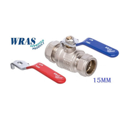 15mm Lever Valve Full BORE Action Ball Valve Compression Isolation ...