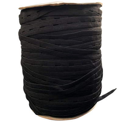 15mm Wide Strechable Buttonhole Elastic Band for Trouser Waistbands ...