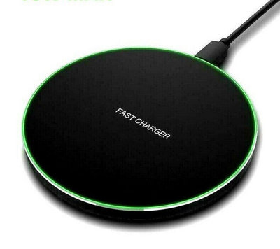 15W Fast Wireless Phone Charger Pad - Slim & Case Friendly