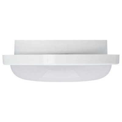 15w LED Bulkhead Round Ceiling Light Flush Mounted 6500k Cool White ...