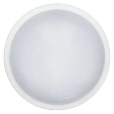 15w LED Bulkhead Round Ceiling Light Flush Mounted 6500k Cool White ...