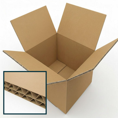 15x Extra Large Adjustable Packing Boxes (24 x"18"x 18")