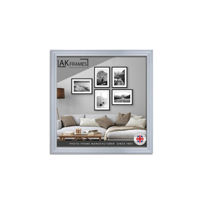 15x15" Classic Silver Modern Picture Frame - Poster Frame for Photos ...