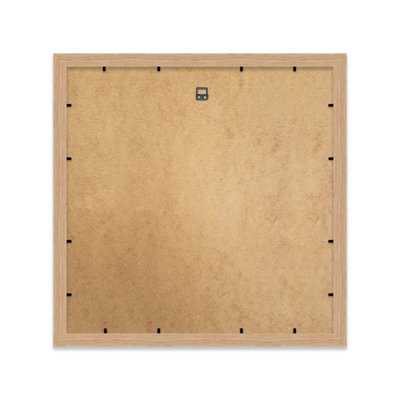 15x15" Oak Picture Frame - 15x15" Square Frame with 13x13" Mount for ...