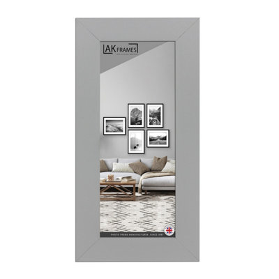 15x5" Light Grey Poster Frame - Modern Picture Frame for Wall Art ...