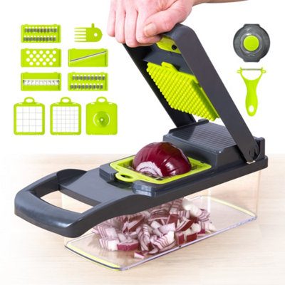 16 in 1 Mandoline Vegetable Slicer Cutter Chopper Grater Adjustable ...