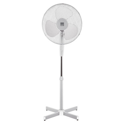 16 Inch Standing Oscillating Fan with 3-Speed Control Quiet Pedestal ...