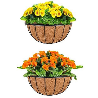 Outdoor Wall Planters 2 Pack 30 Inch Window Boxes Planters Railing ...