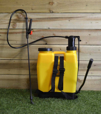 16 Litre Garden Knap sack / Back Pack Pressure Sprayer for Weeds ...