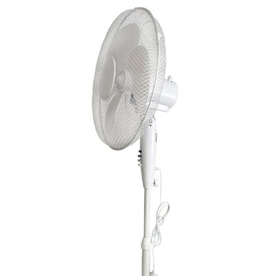 16" Pedestal Free Standing Cooling Fan Oscillating Tilting Head 3 Speed ...