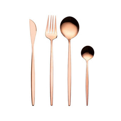 16 Piece - 4 Settings Premium Modern Cutlery Set Finest Quality ...