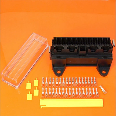 16 Way Fuse Box ATO Holder For Standard Blade Fuses 12V 24V Car