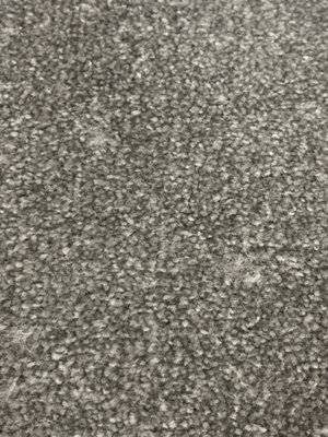 160 Pall Mall Grey Secondary Backing Carpet, Saxony Cut Pile Carpet ...