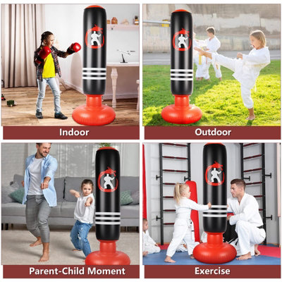 Inflatable punch bag store