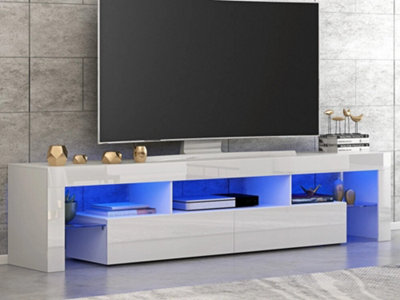 160cm Large TV Unit TV Stand Cabinet RGB