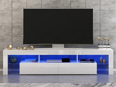 160cm Large TV Unit TV Stand Cabinet RGB