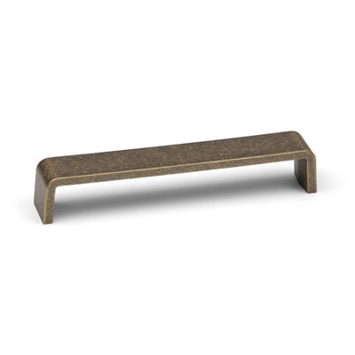 160mm Antique Brass Kitchen Cabinet Handle Rustic Gold D-Bar Cupboard ...