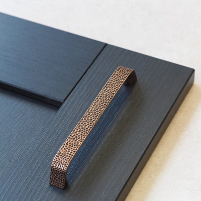 160mm Bright Red Copper D Handle | DIY at B&Q