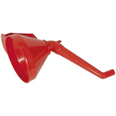 160mm Funnel with Fixed Offset Spout & Filter - Integrated Handle ...