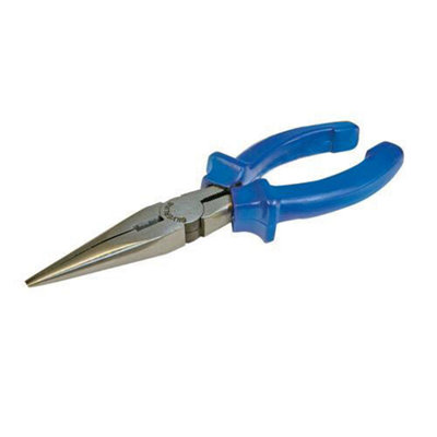 160mm Long Nose Pliers Serrated Jaws Slip Guard Protection Electrician ...