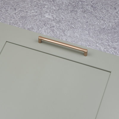 160mm Rose Gold Cabinet Handle Copper Kitchen Cupboard Door Drawer Pull ...