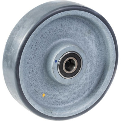 160mm wheel with grey electrically conductive thermoplastic ...
