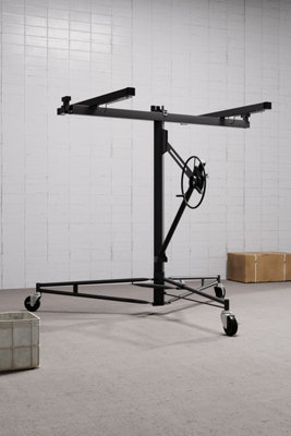16ft Black Professional Drywall Lifter Panel Hoist Jack Tool Panel ...