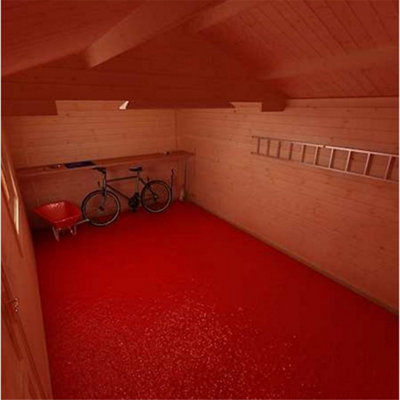 16ft x 10ft (4.87m x 3.04m) Monty Workshop 44mm Wooden Log Cabin (19mm ...