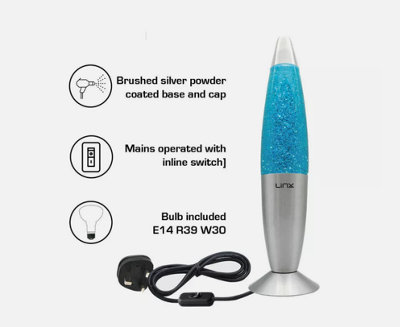 16inch Wax Lava Lamp Mood Motion Relaxation Lighting Bedroom & Living ...