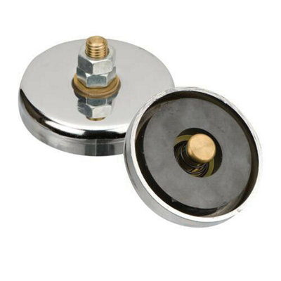 16kg (35lb) 90mm Diameter Magnetic Earth Block For Quick Earthing Welders | DIY at B&Q
