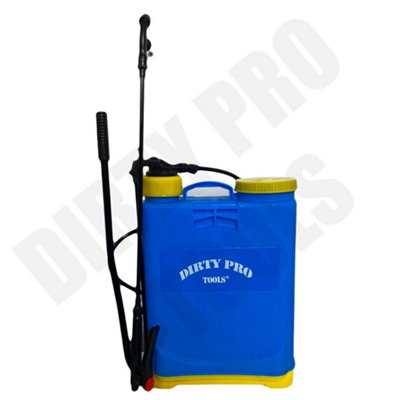 16L Backpack Weed Sprayer Pressure Pump & Adjustable Nozzle Garden Sprayer