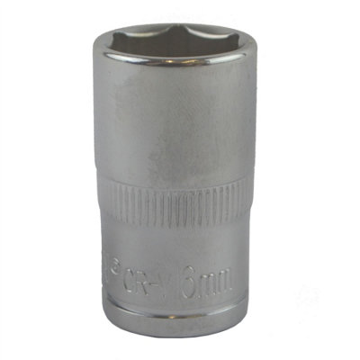 16mm 1/2" Drive Shallow Metric Socket Single Hex / 6 sided Bergen | DIY ...