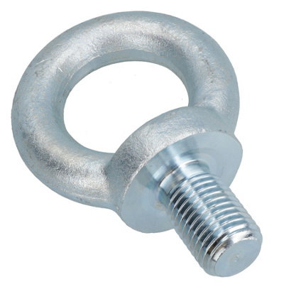 16mm Lifting Eyes Eyebolt Ring Zinc Plated 28mm Length 0.70 Ton ...