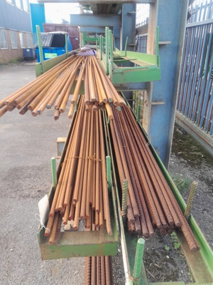 16mm x 1000mm Ribbed Concrete Reinforcement Steel Bar (Reinforcing ...