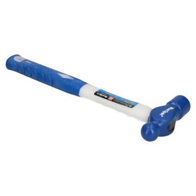 16oz (450g) Ball Pein Hammer with Fibreglass Shaft and TPR Rubberised ...