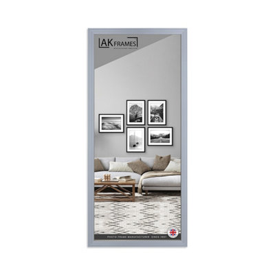 16x9" Classic Light Grey Modern Picture Frame - Poster Frame for Photos ...