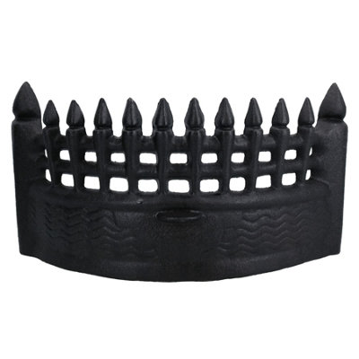 17" Fire Grate Front Fireplace Cast Iron Log Coal Saver Open Basket ...