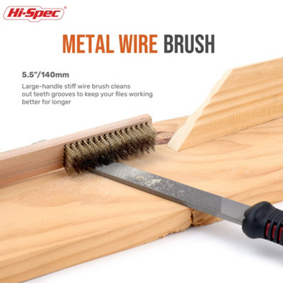 17 PC Metal Hand & Needle File Tool Set Large & Fine Micro Steel Files ...