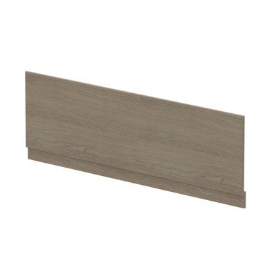 1700mm Bath MFC Front Panel & Plinth - Woodgrain Solace Oak at B&Q
