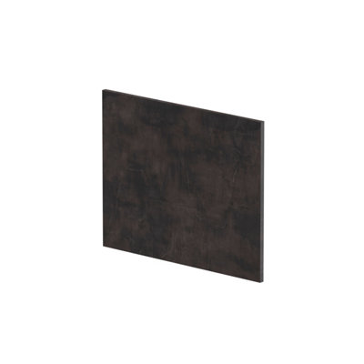1700mm Chartley L Shape Square End Bath Panel - Textured Matt Metallic ...