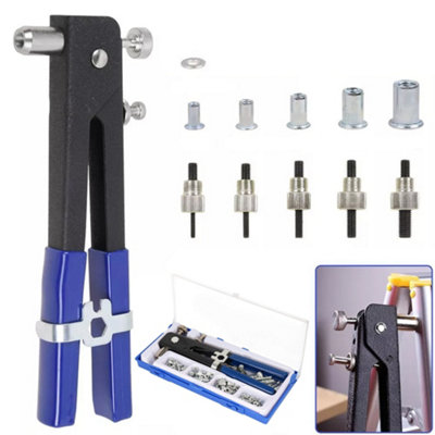 170PCS Threaded Nut Riveter Gun M3-M8 Insert Tool Riveter Rivnut ...