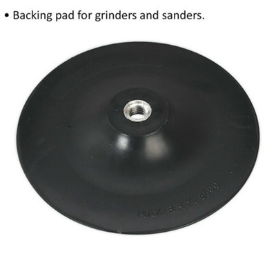 171mm Grinder and Sander Backing Pad with 5/8 Inch UNC Thread for Angle ...