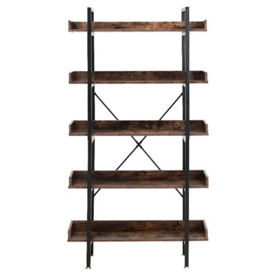173cm H x 92cm W Rack 5 Shelf Shelving Unit Industrial Style Shelving ...