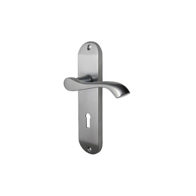 174mm Vision Corvus Contemporary Lever Lock Handles - Satin Chrome