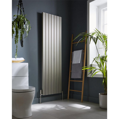 1775mm (H) x 440mm (W) - Inox Vertical Double Panel Vertical Aluminium ...