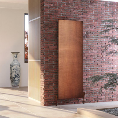 1775mm (H) x 608mm (W) - Antique Copper Single Panel Vertical Aluminium ...