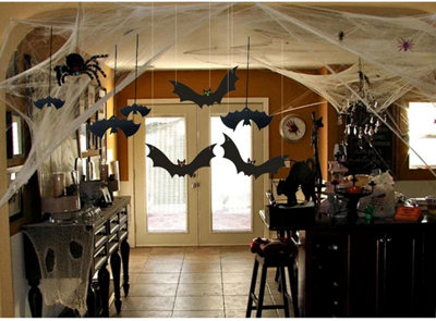 flying bats decor