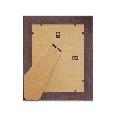 17x17" Walnut Picture Frame - 17x17" Square Frame with 13x13" Mount for ...