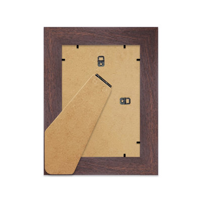 17x17" Walnut Picture Frame - 17x17" Square Frame with 16x16" Mount for ...