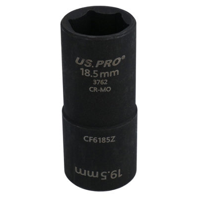 18.5MM X 19.5MM WHEEL HUB LUG NUT CAP FLIP IMPACT SOCKET REMOVER 1/2IN ...